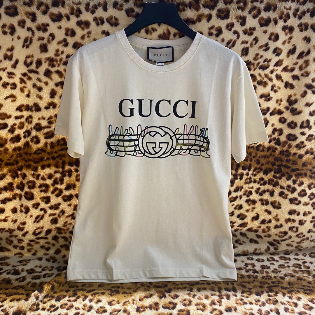 Gucci tee, Barang Mewah, Pakaian di Carousell