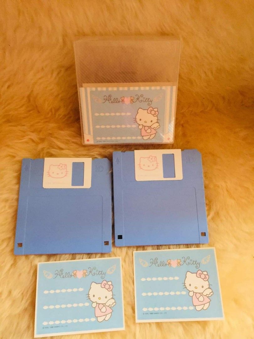 HELLO KITTY sanrio diskette on Carousell