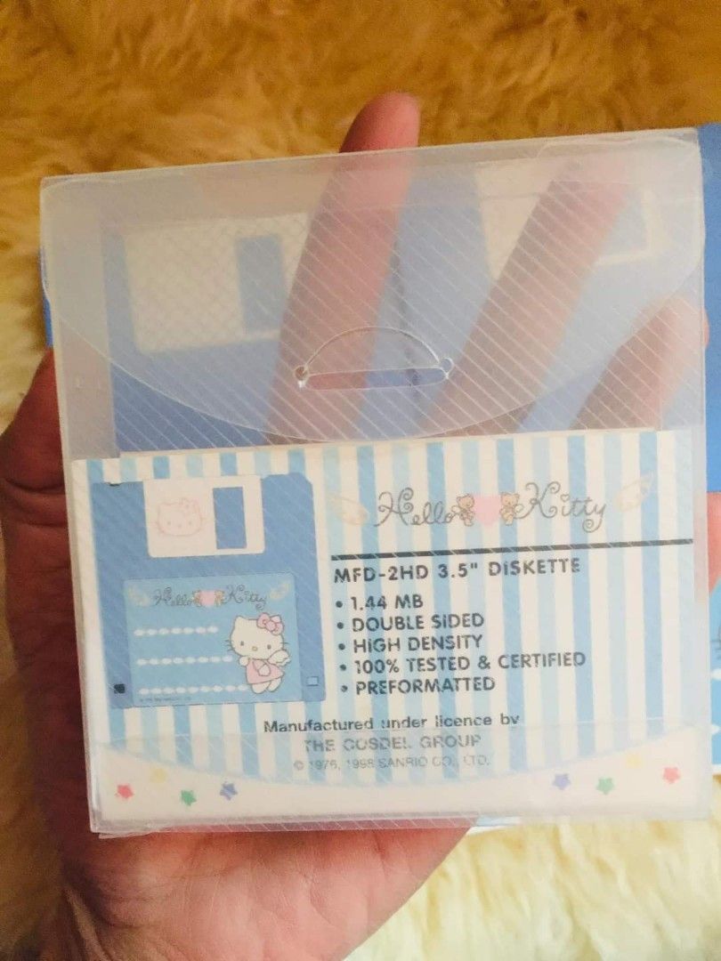 HELLO KITTY sanrio diskette on Carousell