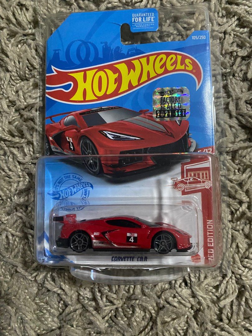 Hot Wheels red edition corvette, Hobbies & Toys, Toys & Games on Carousell
