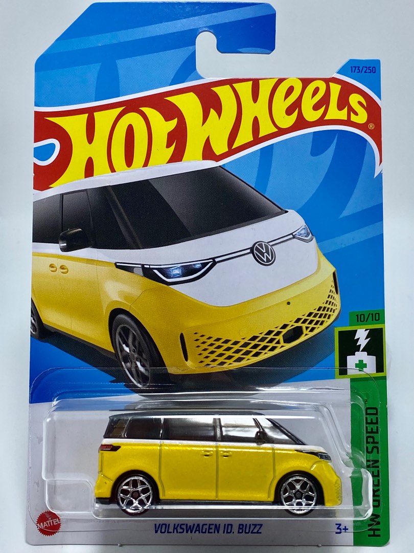 Hot Wheels VOLKSWAGEN ID BUZZ Yellow White VW Pickup Mini Van Bus Truck EV Electric Vehicle 1/64 ...