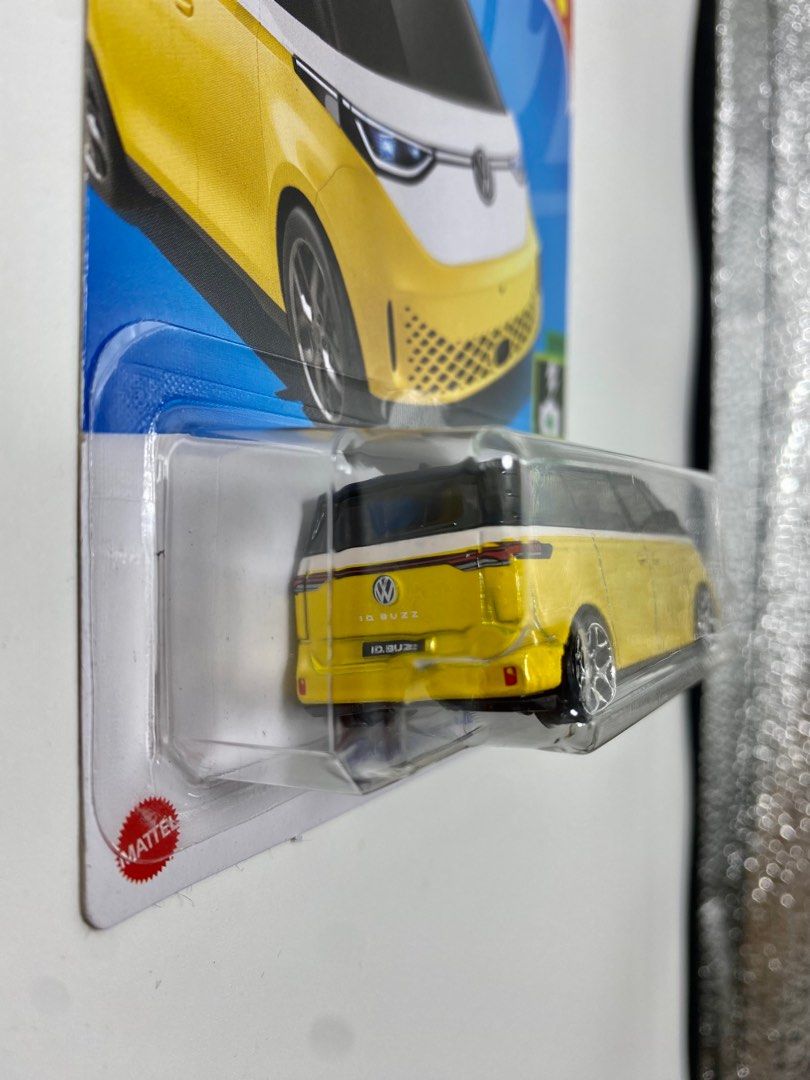 Hot Wheels VOLKSWAGEN ID BUZZ Yellow White VW Pickup Mini Van Bus Truck ...