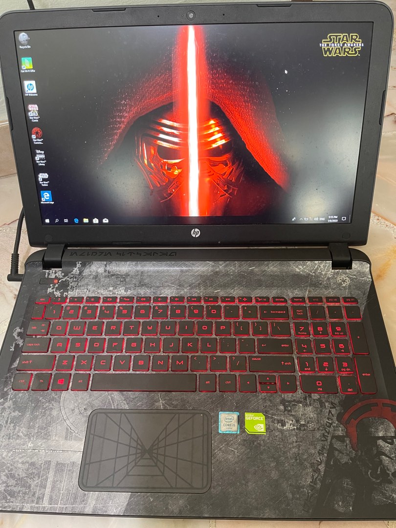 HP Star Wars special edition laptop, Computers & Tech, Laptops ...