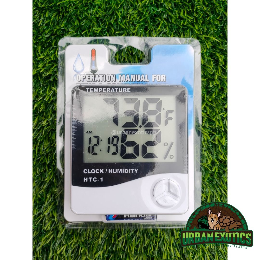 HTC-1 Digital Temperature and Humidity Meter, Furniture & Home Living ...