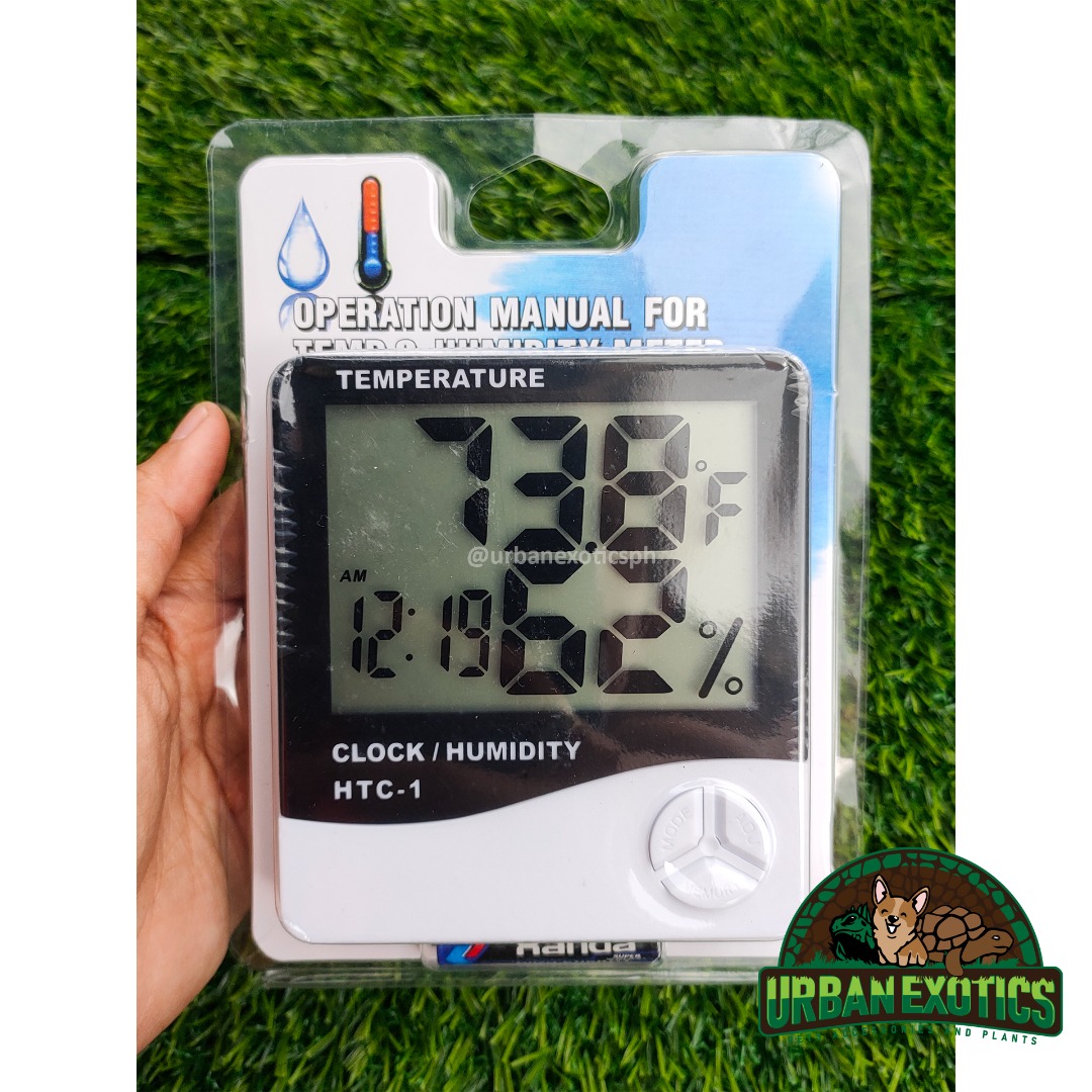 HTC-1 Digital Temperature and Humidity Meter, Furniture & Home Living ...