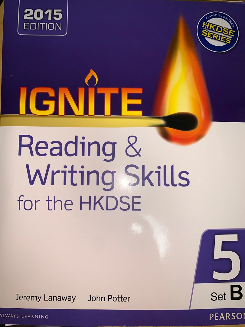 IGNITE Reading & Writing Skills for the HKDSE 5 set B, 興趣及遊戲, 書本 & 文具, 教科書 - Carousell