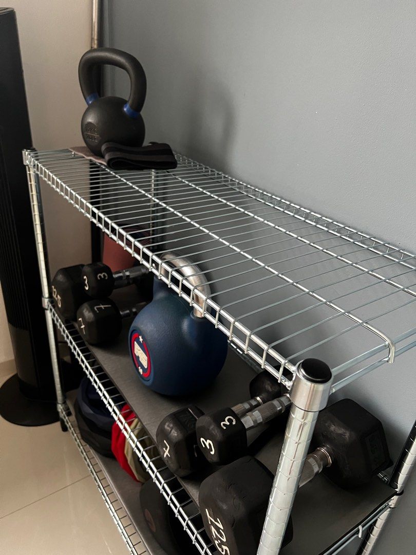 Ikea Omar - metal rack, Furniture & Home Living, Furniture, Shelves ...