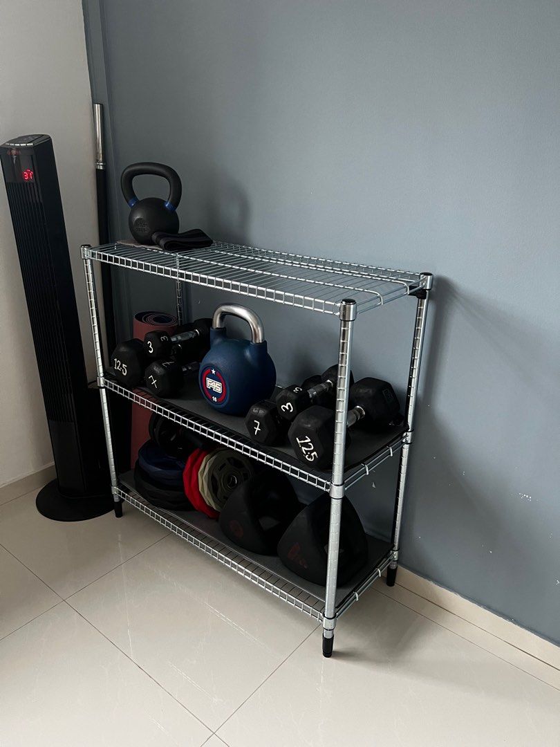 Ikea Omar - metal rack, Furniture & Home Living, Furniture, Shelves ...