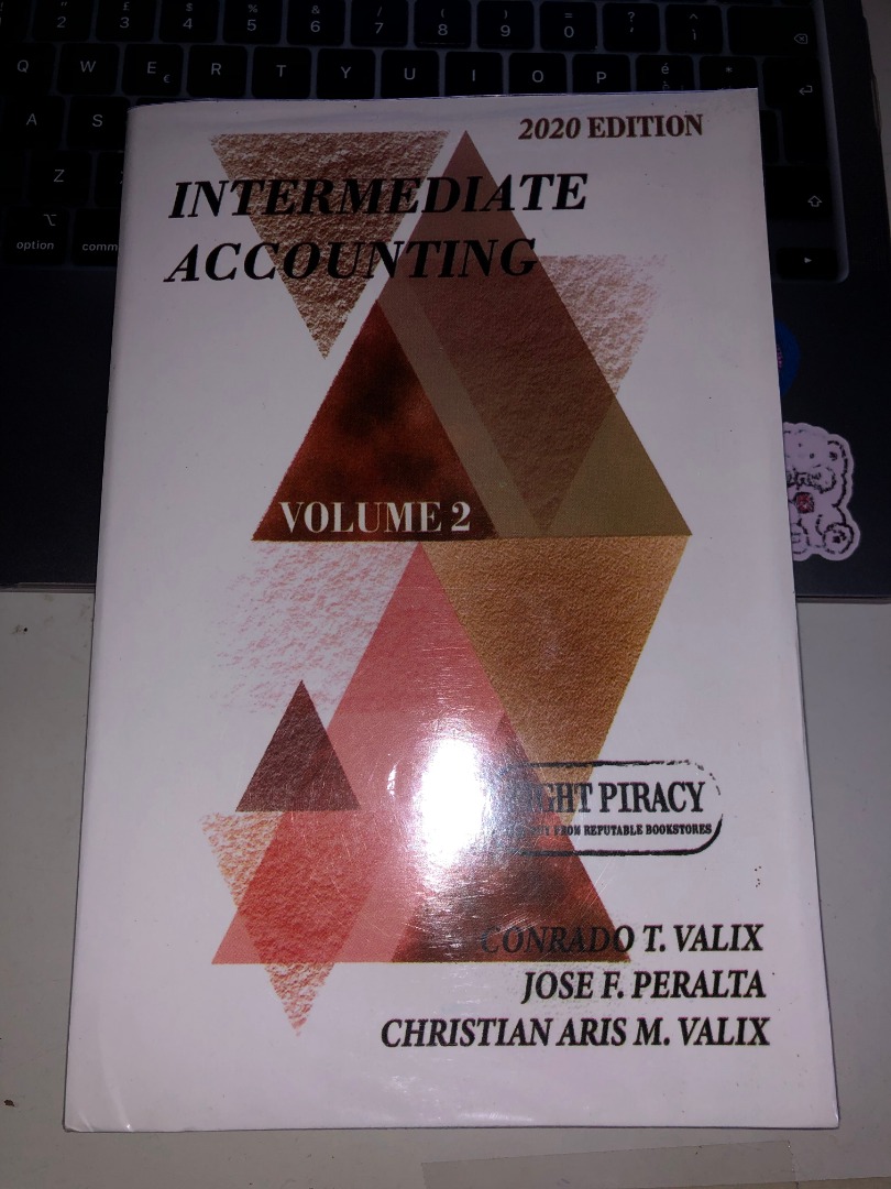 Intermediate Accounting Volume 2 (2020 Edition) by Valix, Peralta ...