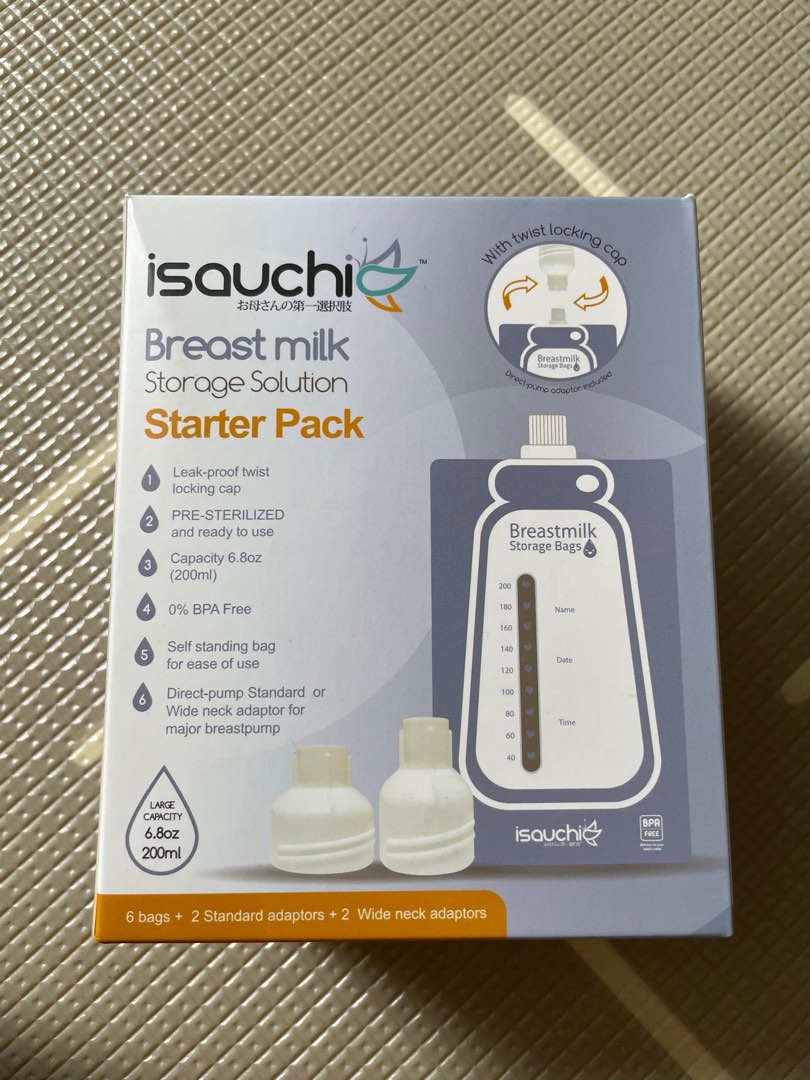 Isa uchi breastmilk storage bag - starter pack, Babies & Kids, Nursing & Feeding, Breastfeeding ...