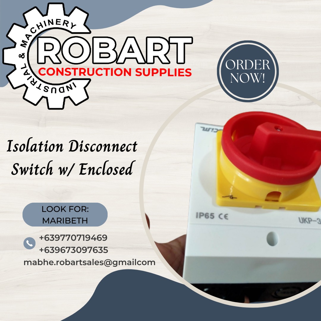 isolation disconnect switch w/enclosed, Commercial & Industrial ...