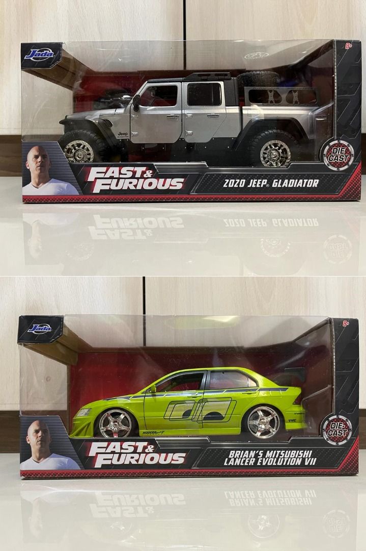Jada Fast & Furious 1/24 Scale Diecast Vehicles ($29 each), Hobbies ...