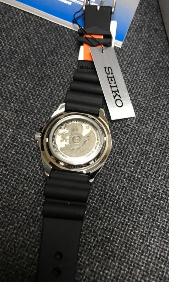 *JAPAN-MADE*Seiko 5 Sports SNZB23 Men's Automatic 23 Jewels Black Dial ...