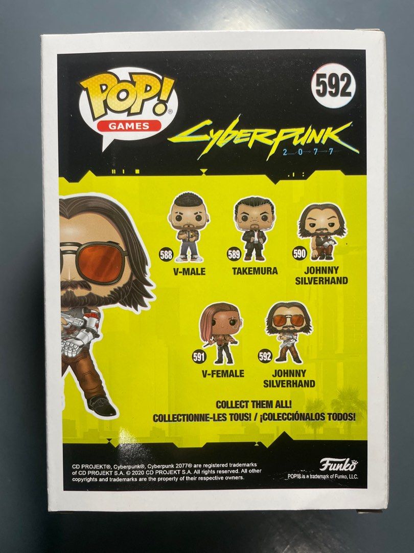 Johnny Silverhand - Cyberpunk 2077 Funko Pop, Hobbies & Toys, Toys ...