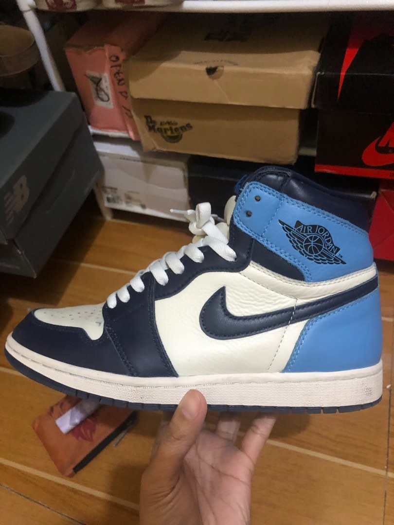 JORDAN 1 HIGH OBSIDIAN on Carousell