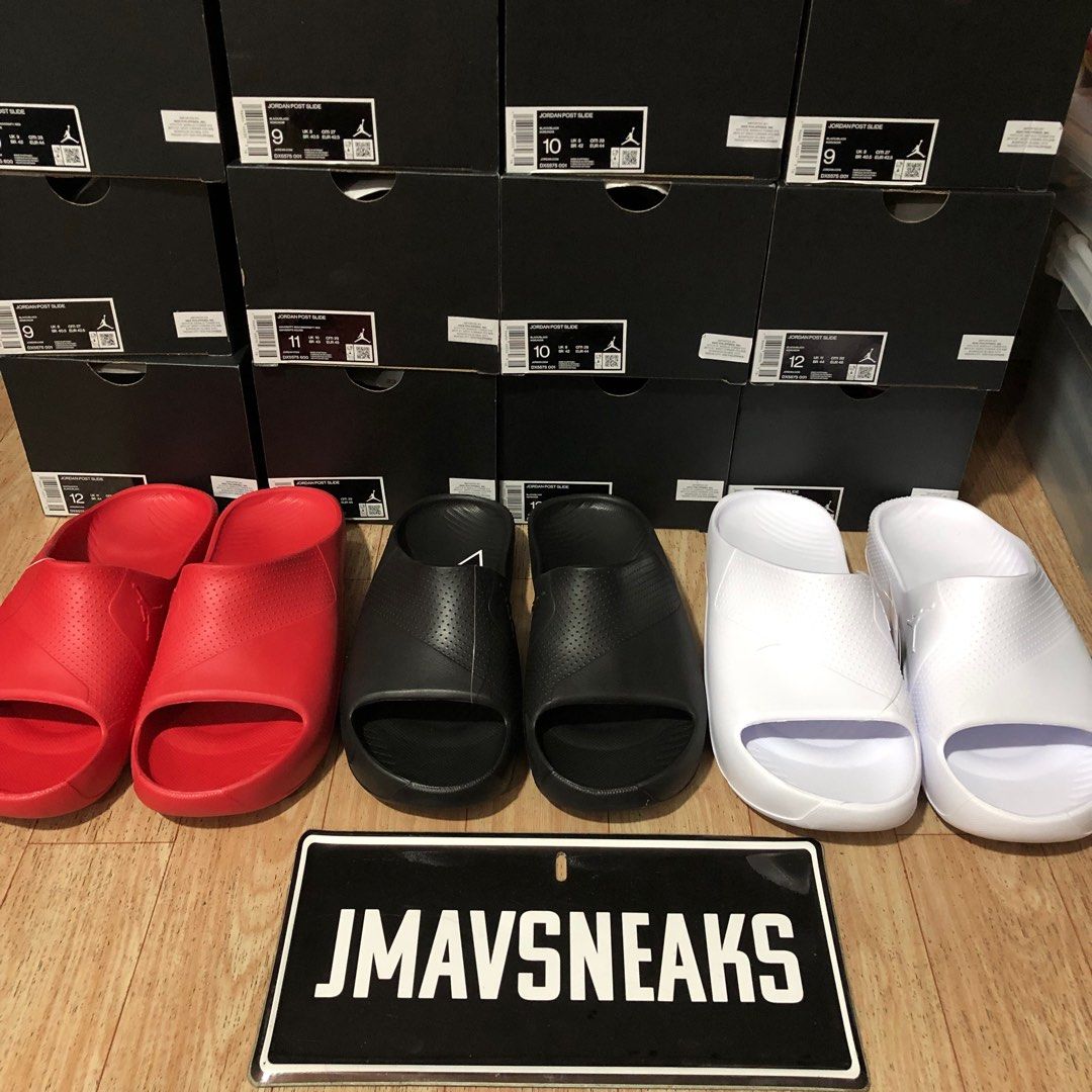 Jordan Post Slide, Men's Fashion, Footwear, Slippers & Slides on Carousell