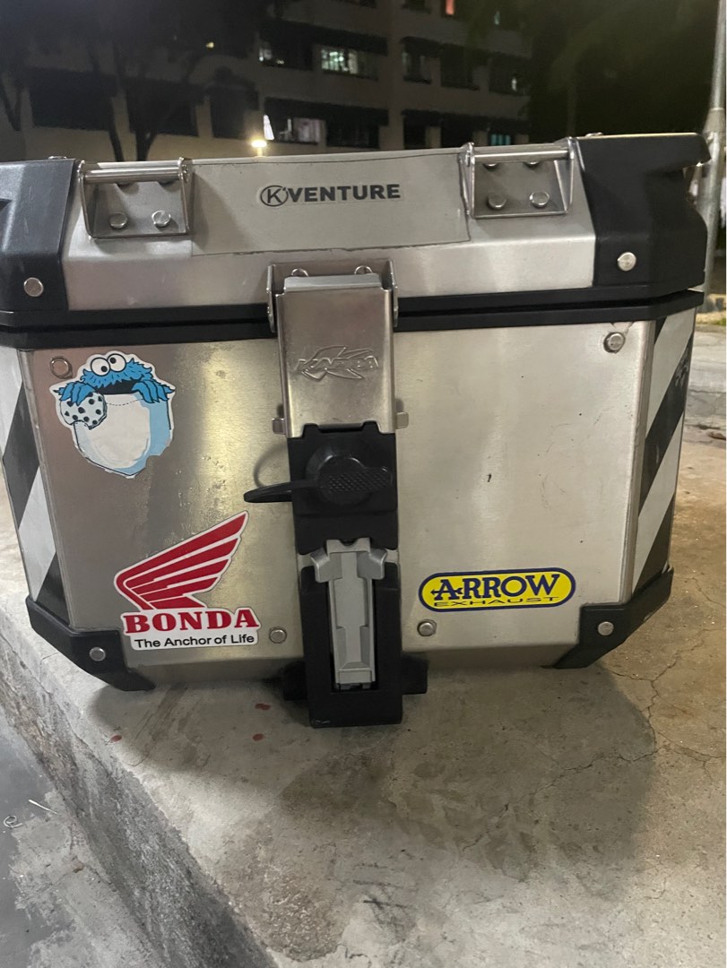 Kappa Kventure Top box, Motorcycles, Motorcycle Accessories on Carousell