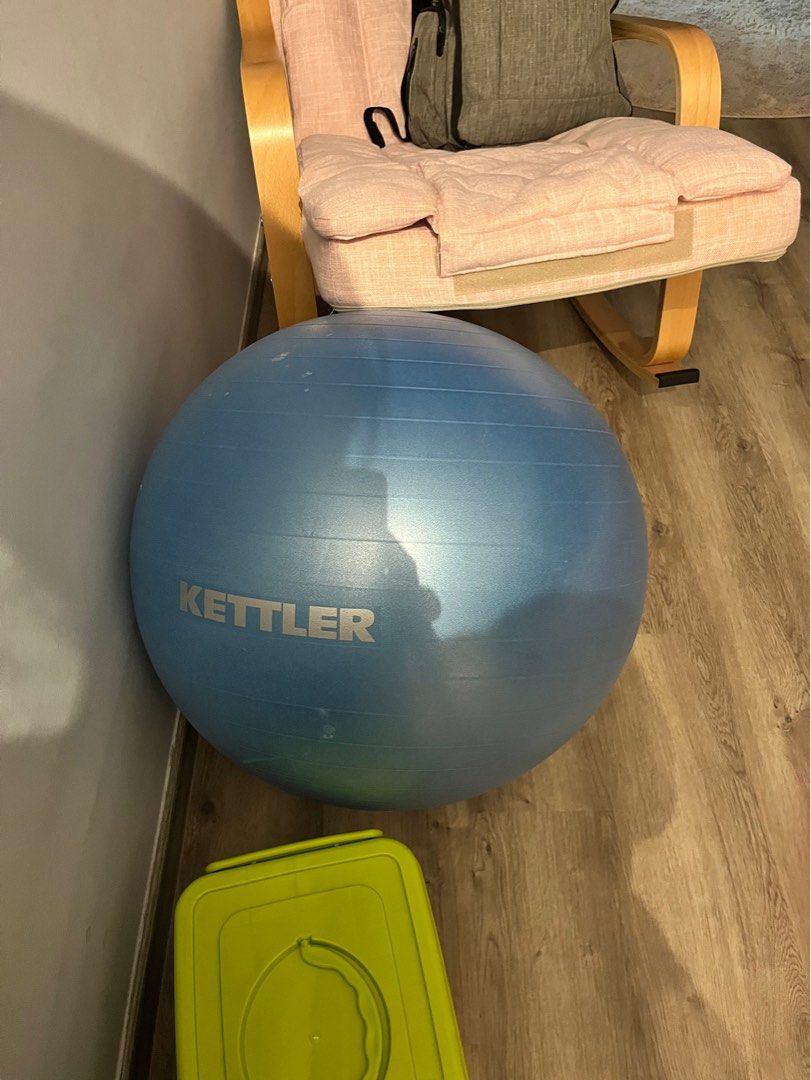 Kettler exercise birthday gym ball 55cm and 65cm, Babies & Kids ...