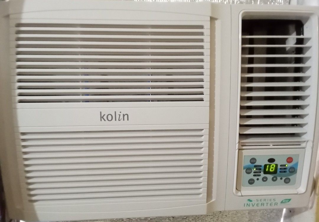 Kolin 1 hp inverter window type, TV & Home Appliances, Air Conditioning ...