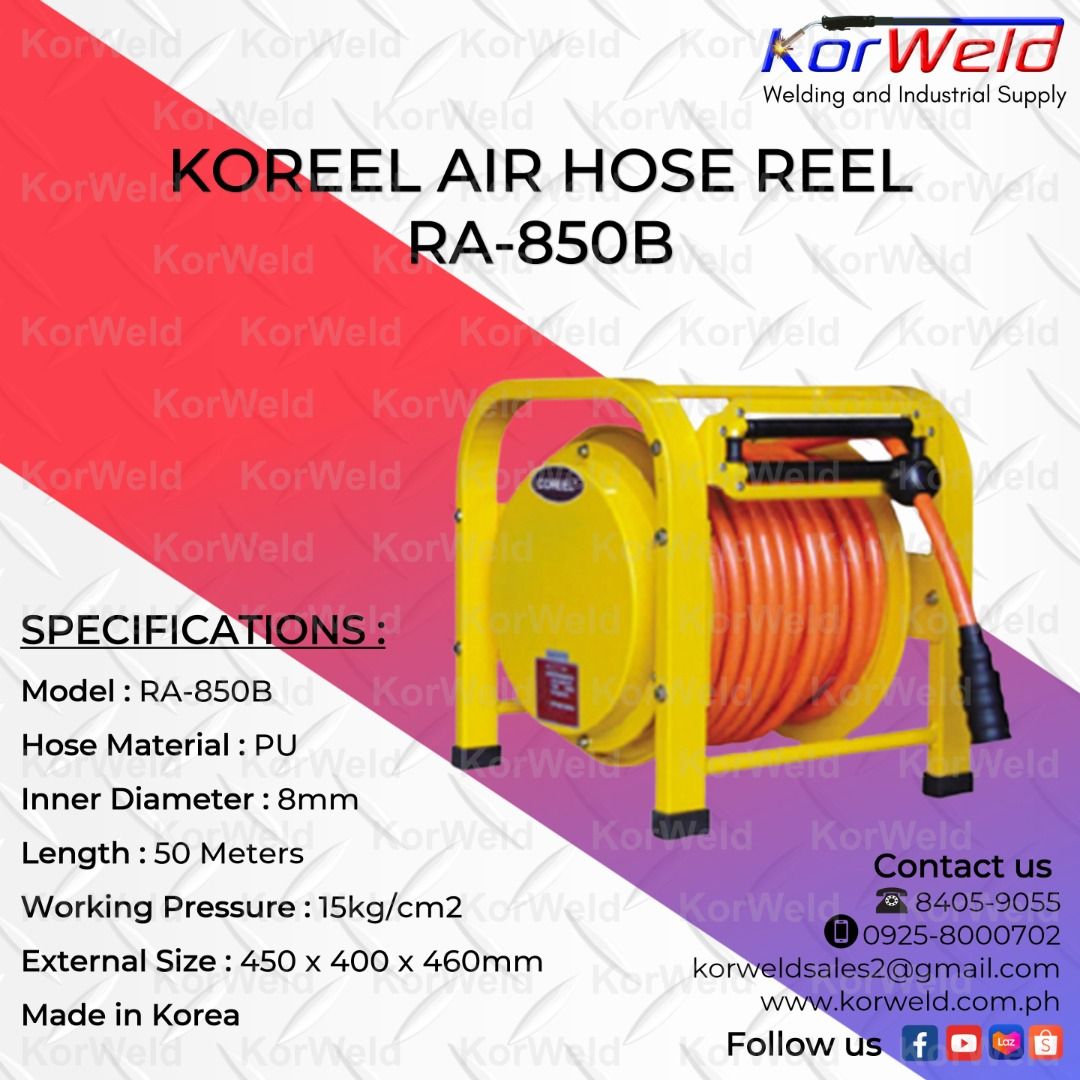 Koreel Air Hose Reel RA-850B on Carousell