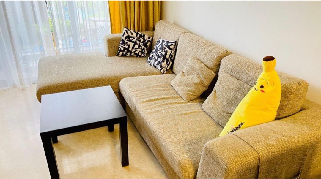 L - Type Shapes Couch, Furniture & Home Living, Furniture, Sofas on ...