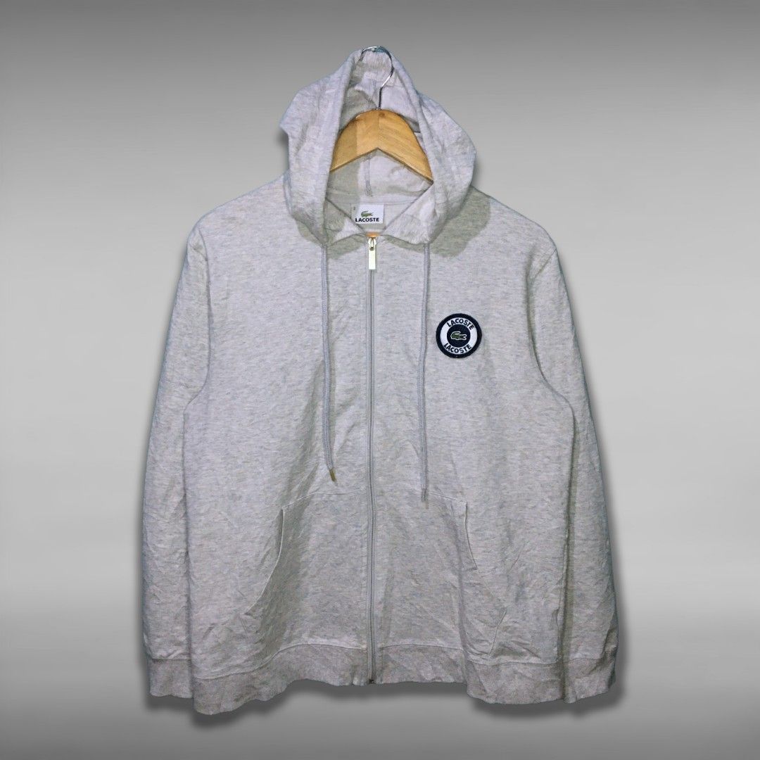 Lacoste Zipper Jacket Circle Logo on Carousell