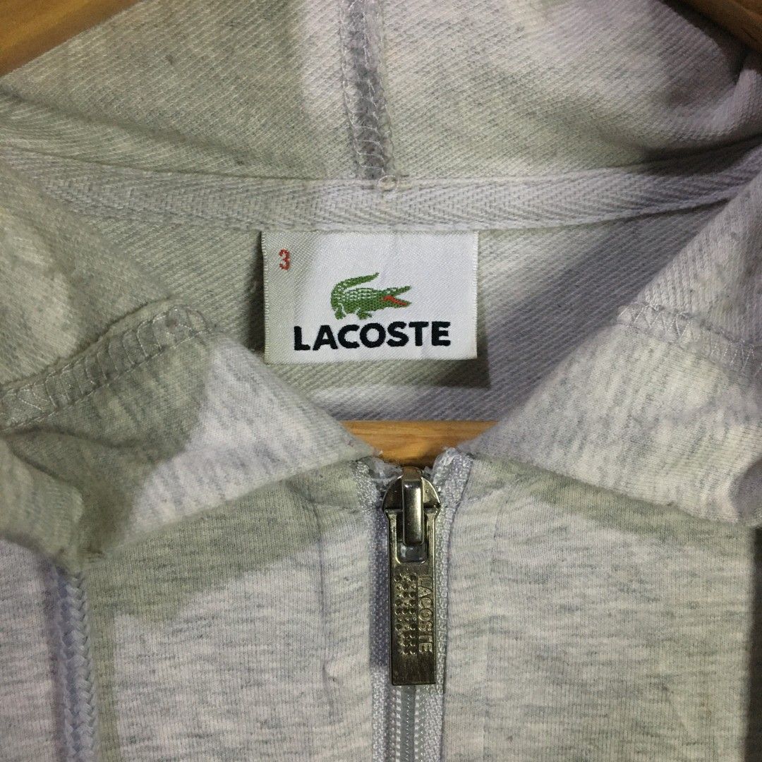 Lacoste Zipper Jacket Circle Logo on Carousell