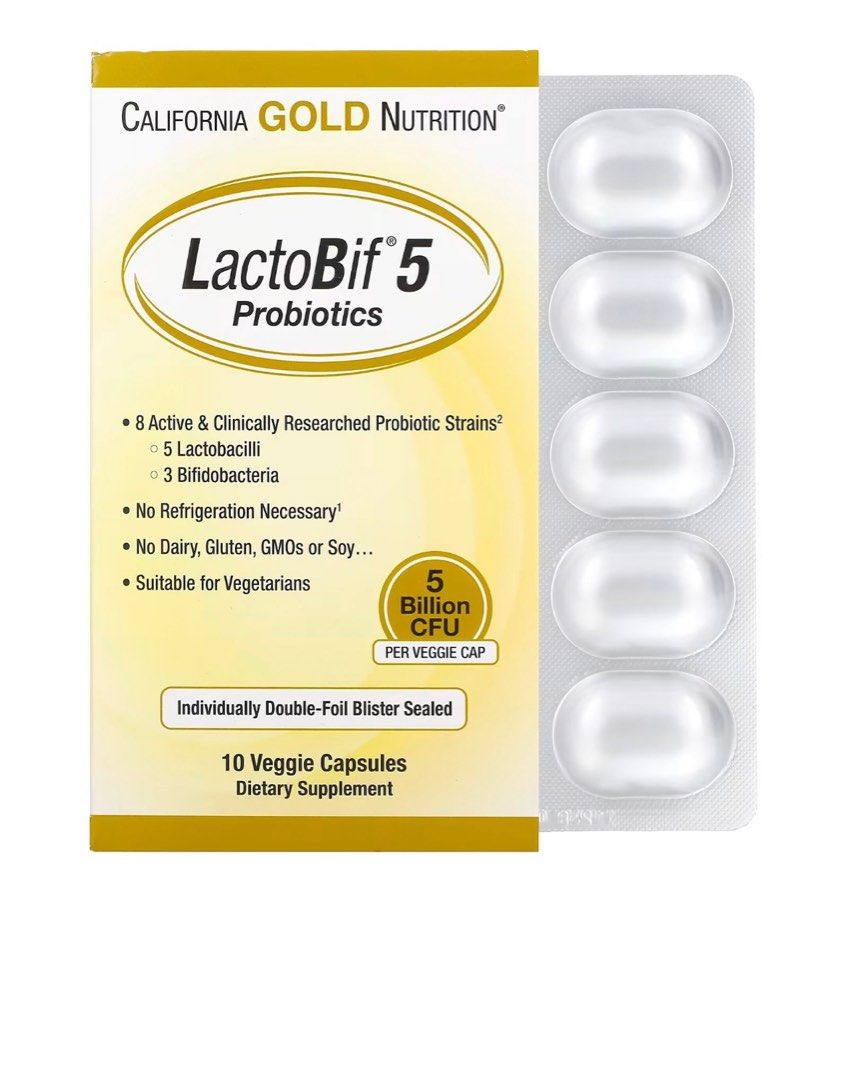 Lactobif 5 probiotics 5 billion, 健康及營養食用品, 健康補充品, 健康補充品 - 維他命及補充品 ...