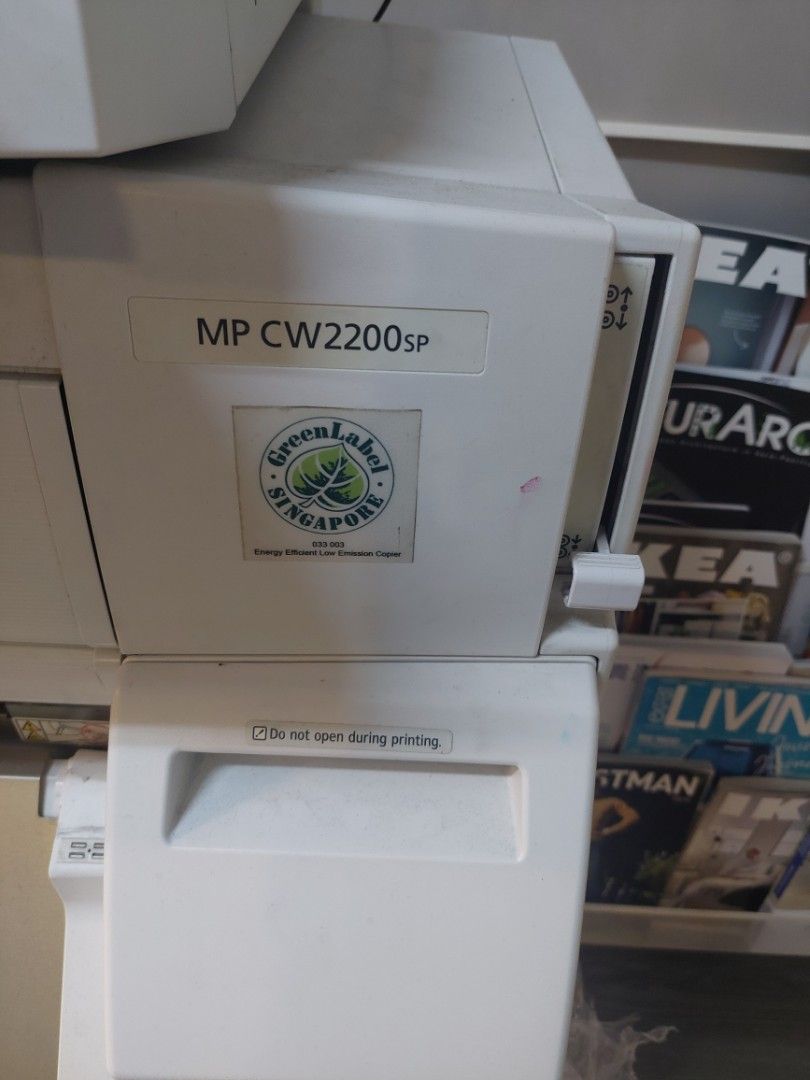 Ricoh MP CW2200SP Colour wide format multifunction printer, Computers ...
