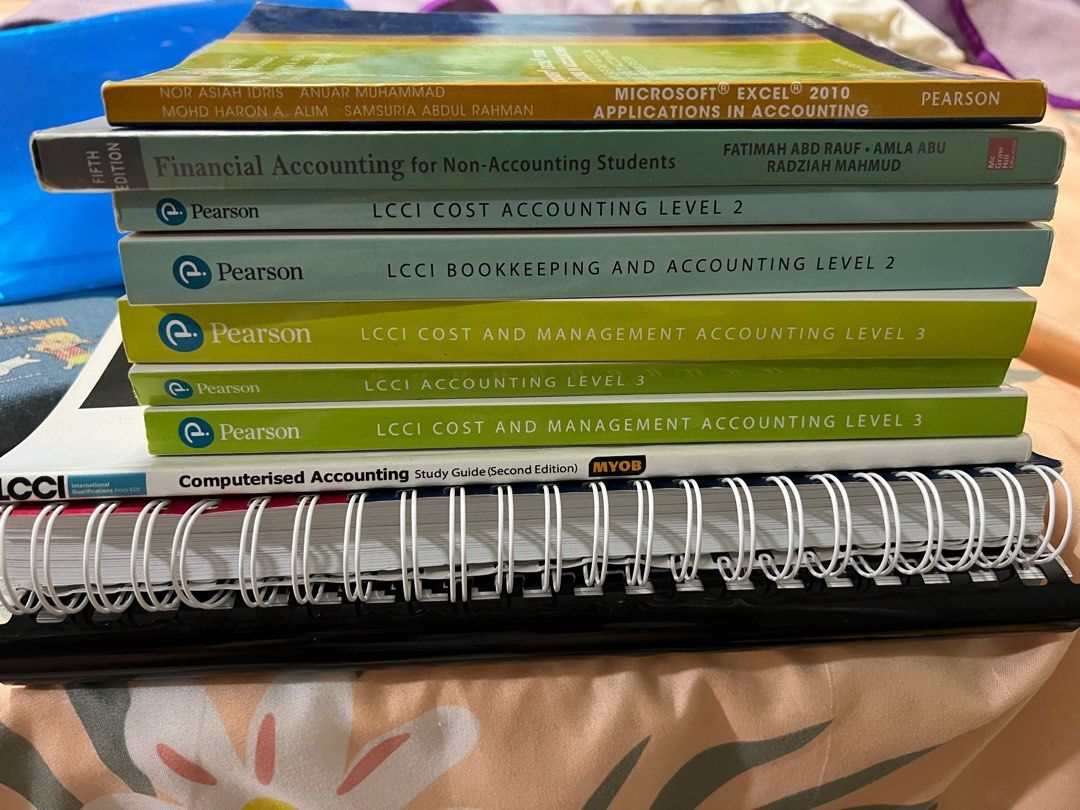 LCCI level 2 and 3 textbooks excel for accounting book, Hobbies & Toys ...