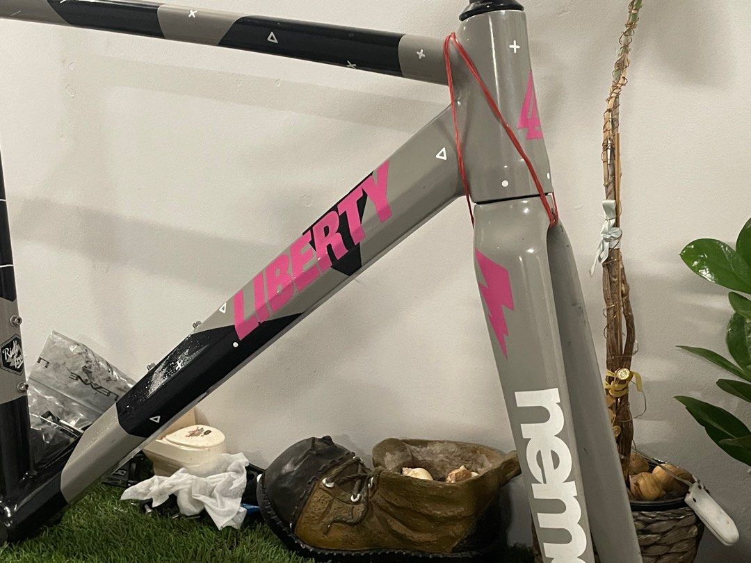 AUTHENTIC Liberty Nemesis v1 frameset carbon fork for fixie / track ...