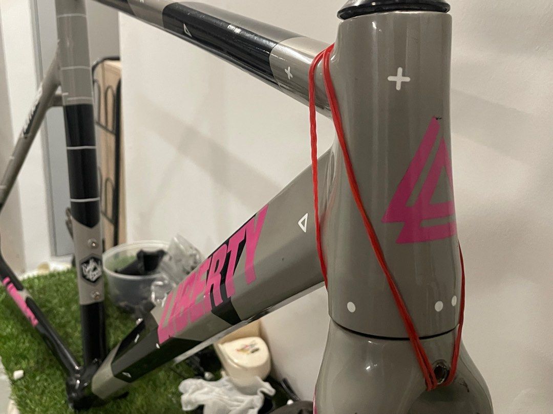 AUTHENTIC Liberty Nemesis v1 frameset carbon fork for fixie / track ...