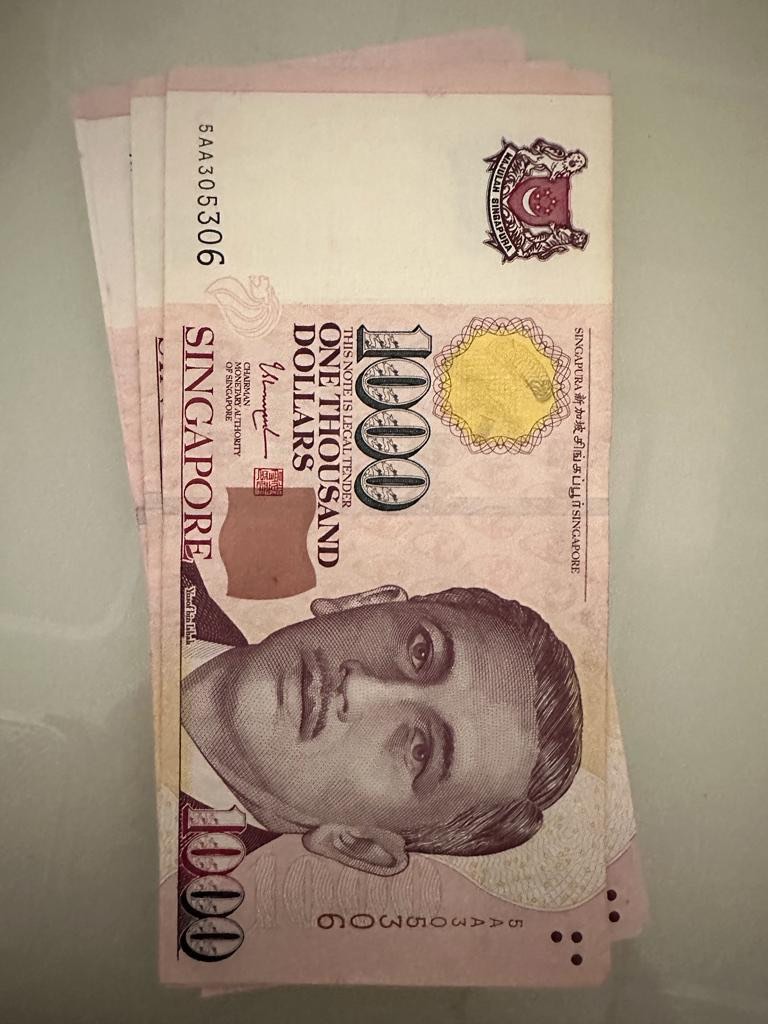 Limited $1000 SGD NOTES (Limited Pieces), Hobbies & Toys, Memorabilia ...