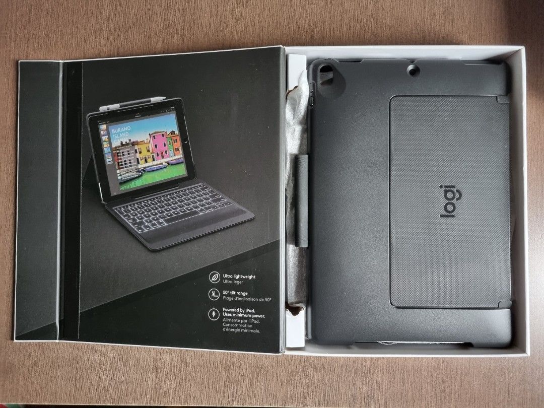 Logitech Slim Combo Case with Detachable Backlit Keyboard, Mobile ...