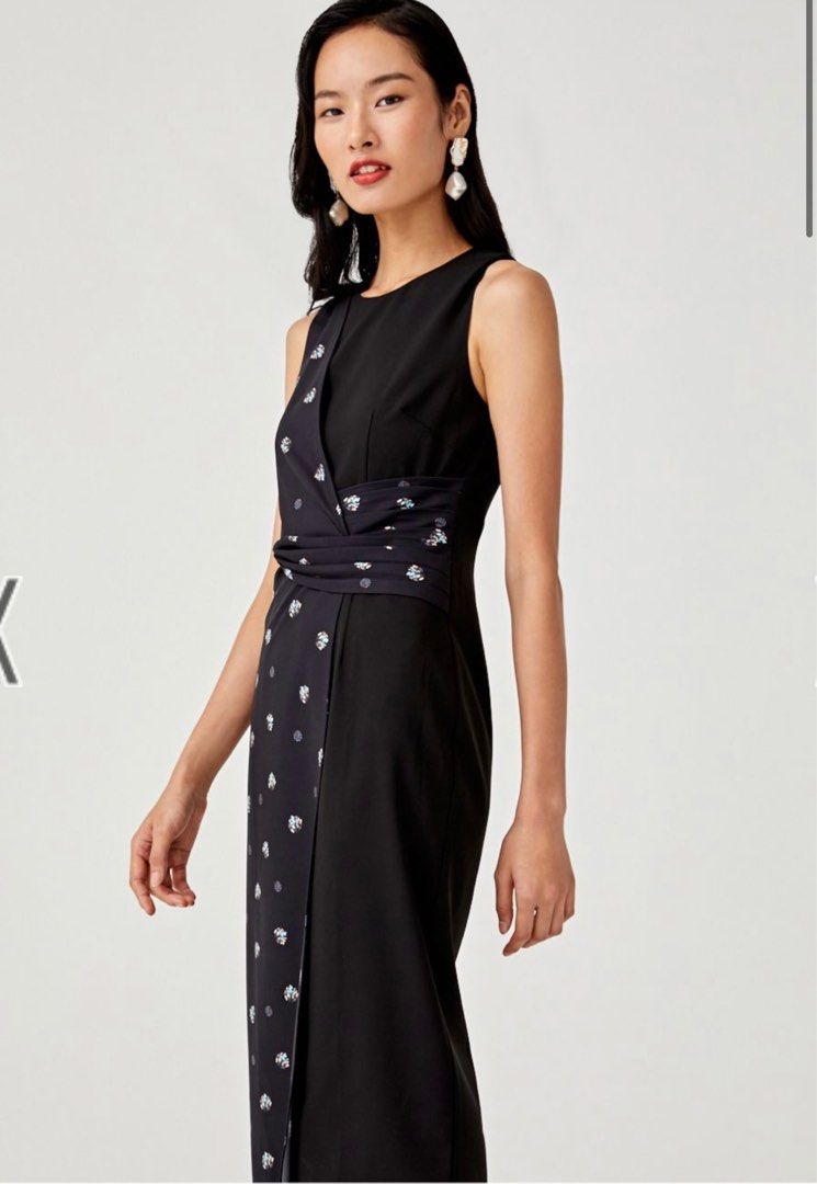 Love Bonito Josephine Panel Midi Dress in Lunaris Jam, Women's Fashion ...