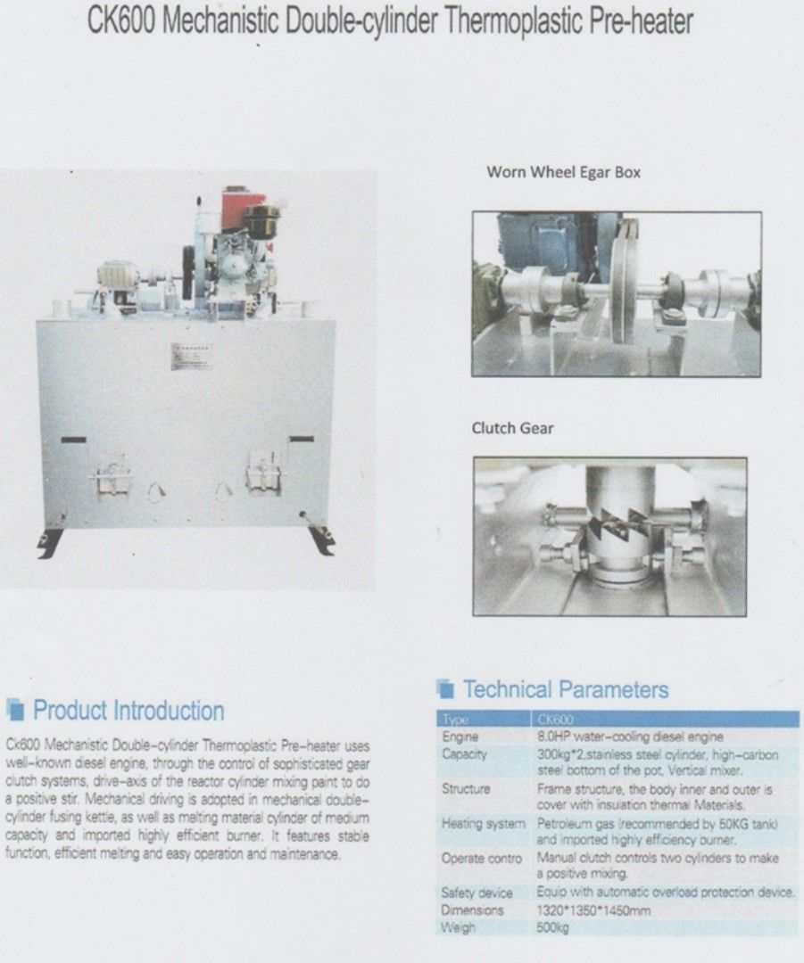 Machines Hot melt THERMOPLASTIC Kneading Machine Road Marking ...