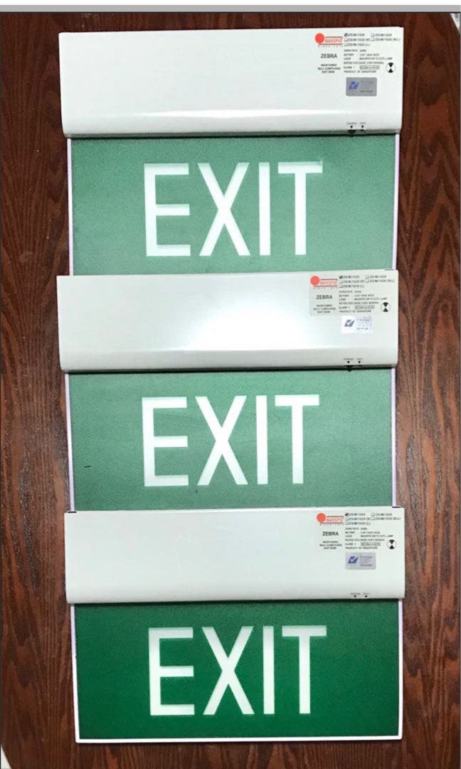 Maxspid Emergency Exit Signage, Hobbies & Toys, Stationery & Craft ...