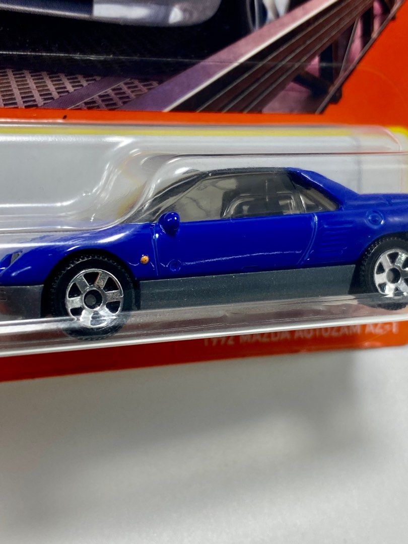 MBX Matchbox 1992 MAZDA AUTOZAM AZ1 Blue Sports Kei 70 th 1/64 Diecast ...