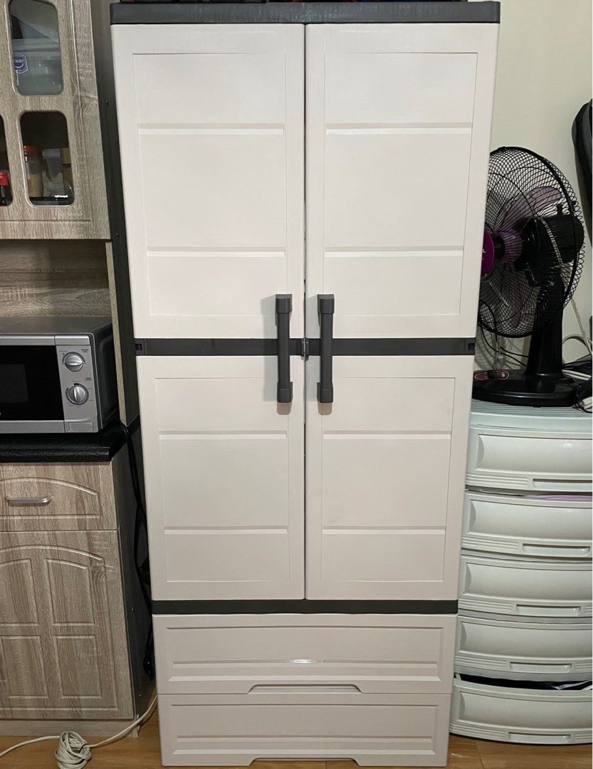 Megabox Wardrobe Cabinet w/ 2 Drawers (WITH FREEBIE) on Carousell