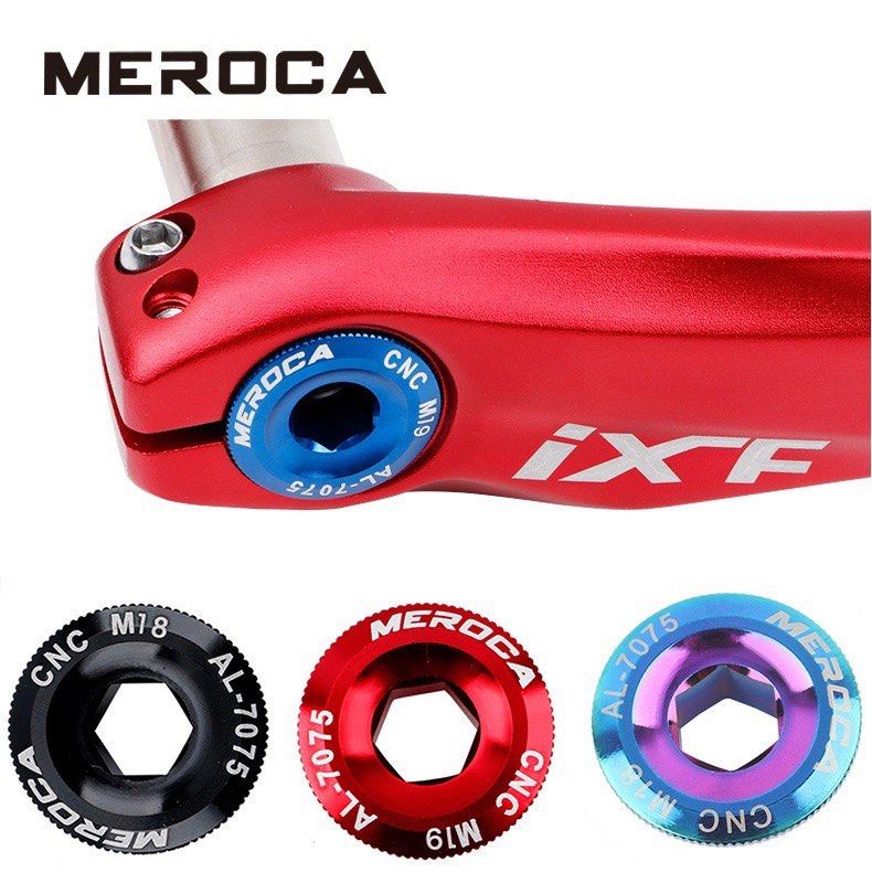 MEROCA Bicycle Crank Arm Bolt M18 M19 M20 Mtb Road Bike Crankset Fixing ...