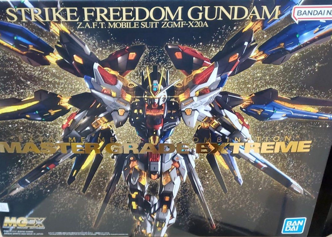 Mgex strike freedom gundam, 興趣及遊戲, 玩具 & 遊戲類 - Carousell