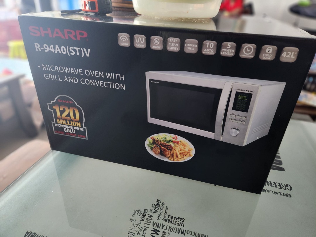 Microwave oven sharp 94A0(42l), TV & Home Appliances, Kitchen ...