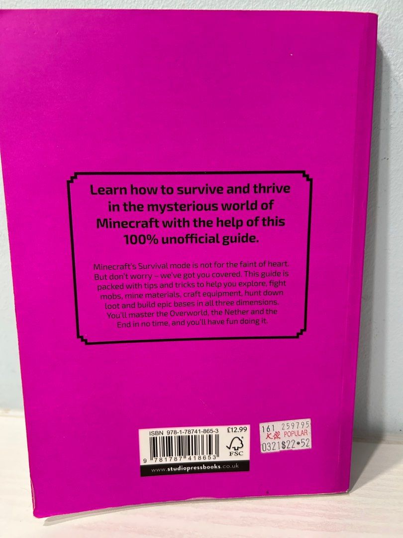 Minecraft - The Ultimate Guide to Survival Mode, Hobbies & Toys, Books ...