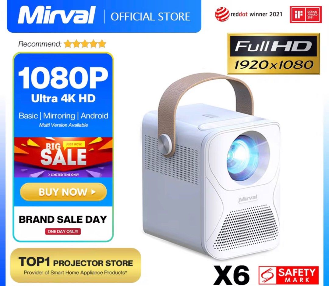 Mirval projector, TV & Home Appliances, TV & Entertainment, Projectors ...