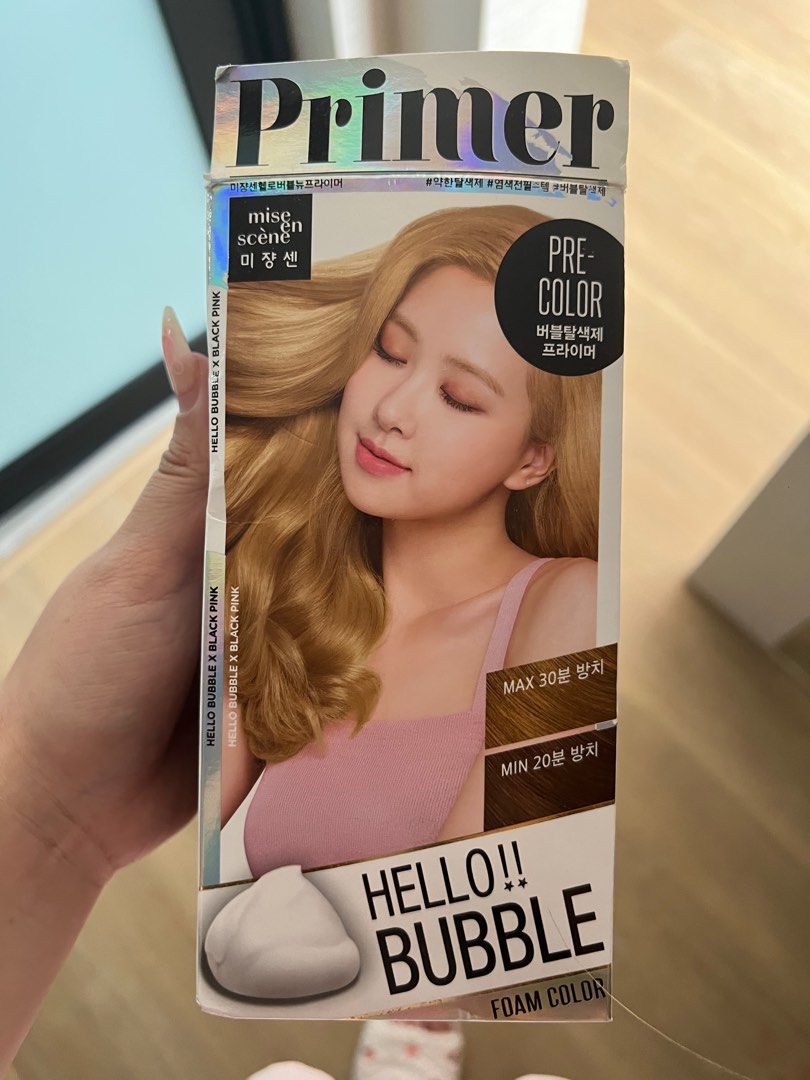 miss en scene hello bubble primer, Beauty & Personal Care, Hair on ...