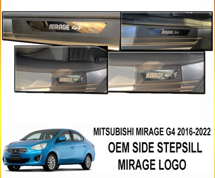 Mitsubishi Mirage G4 / Hatchback 2016 to 2023 OEM Side Stepsill / Step ...