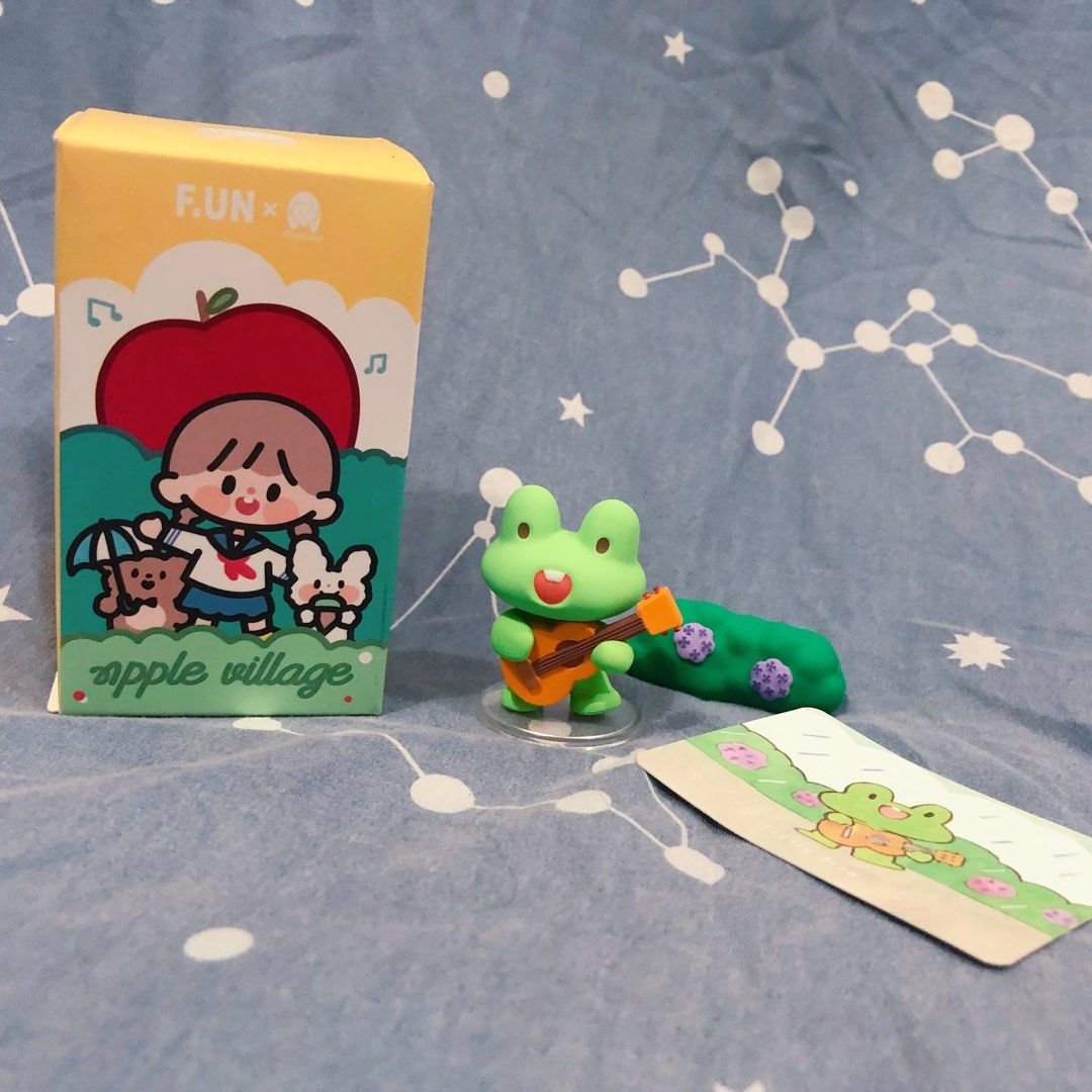 Molinta Finding Unicorn - Frog Ukulele Froggy - Apple Village Blind Box ...