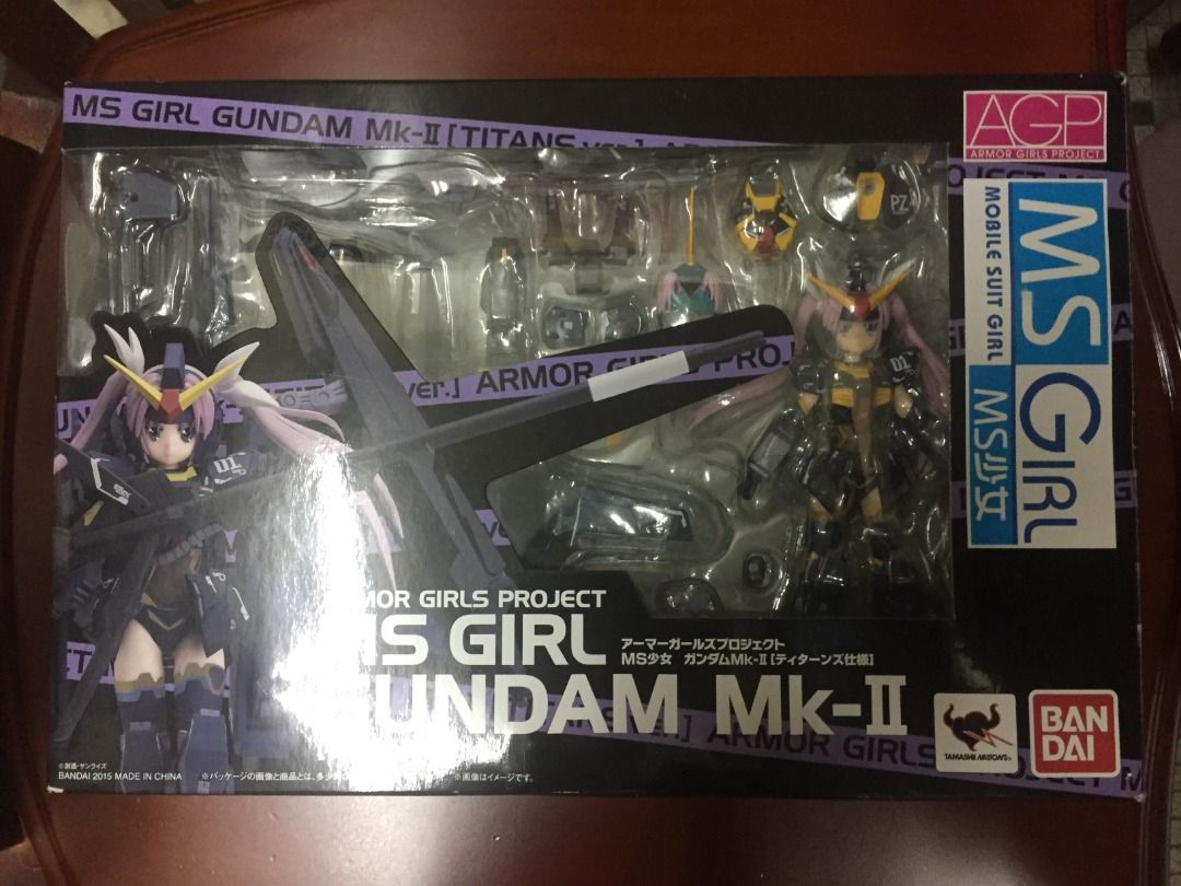 MS Girl Gundam MK-II [Titans ver.], 興趣及遊戲, 玩具 & 遊戲類 - Carousell