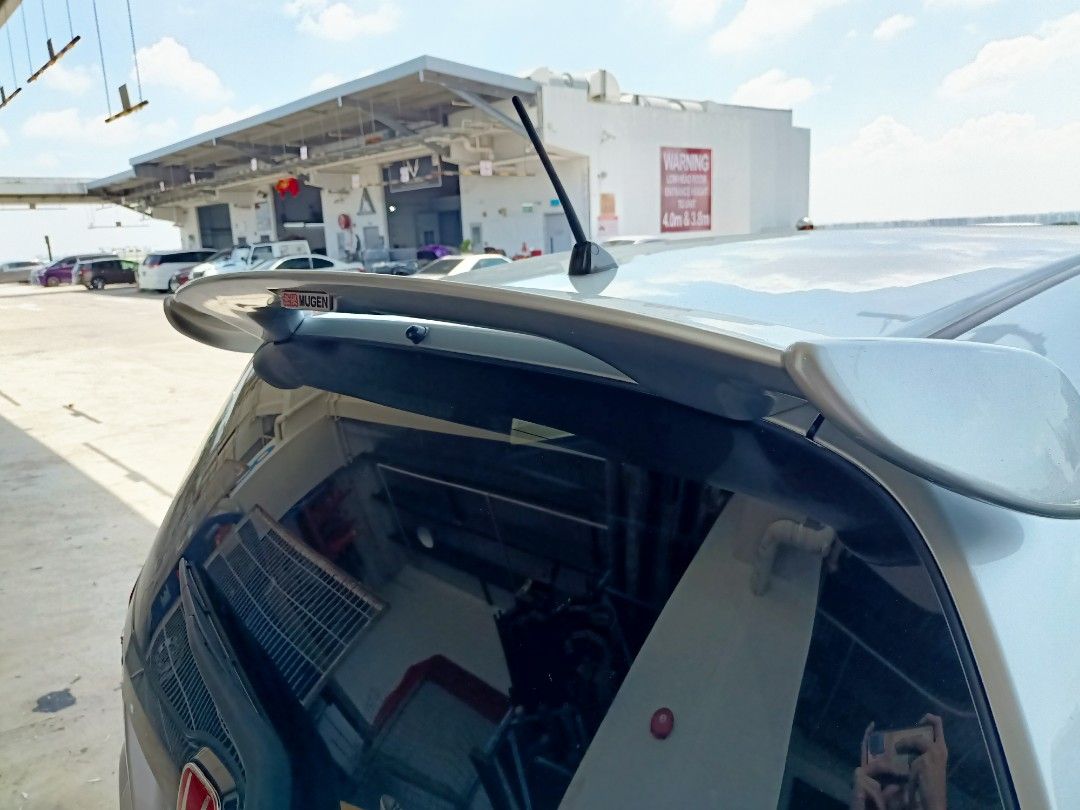 Mugen Spoiler For Honda Fit, Car Accessories, Accessories on Carousell