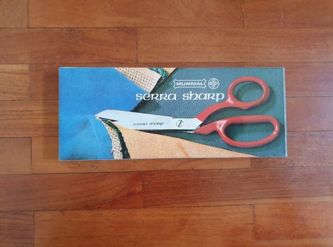 Mundial Serra Sharp Tailor Scissors, Hobbies & Toys, Stationery & Craft ...
